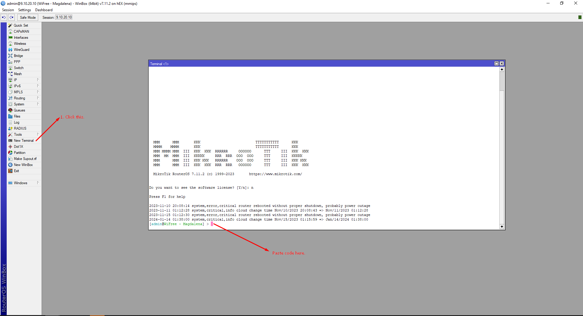 WiFree Network | Payment Reminder